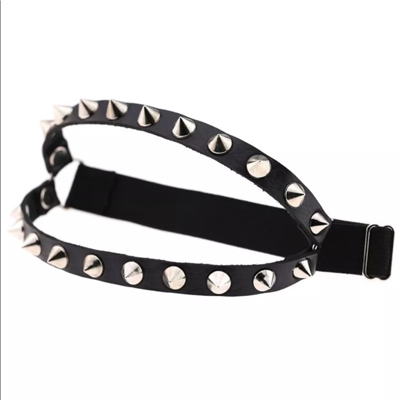 Accessories | Punk Harness Spike Garter Belt New | Poshmark